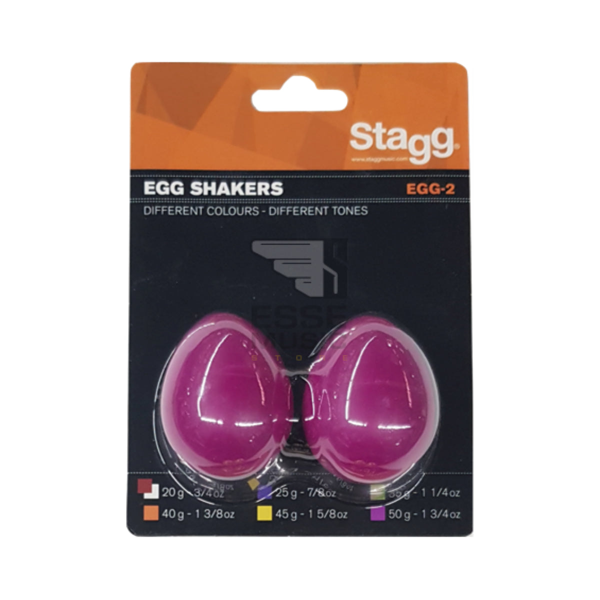 EGG-2 MG Egg Shakers x 2, 50 Grams, Magenta – The Sound Garden Music Shop
