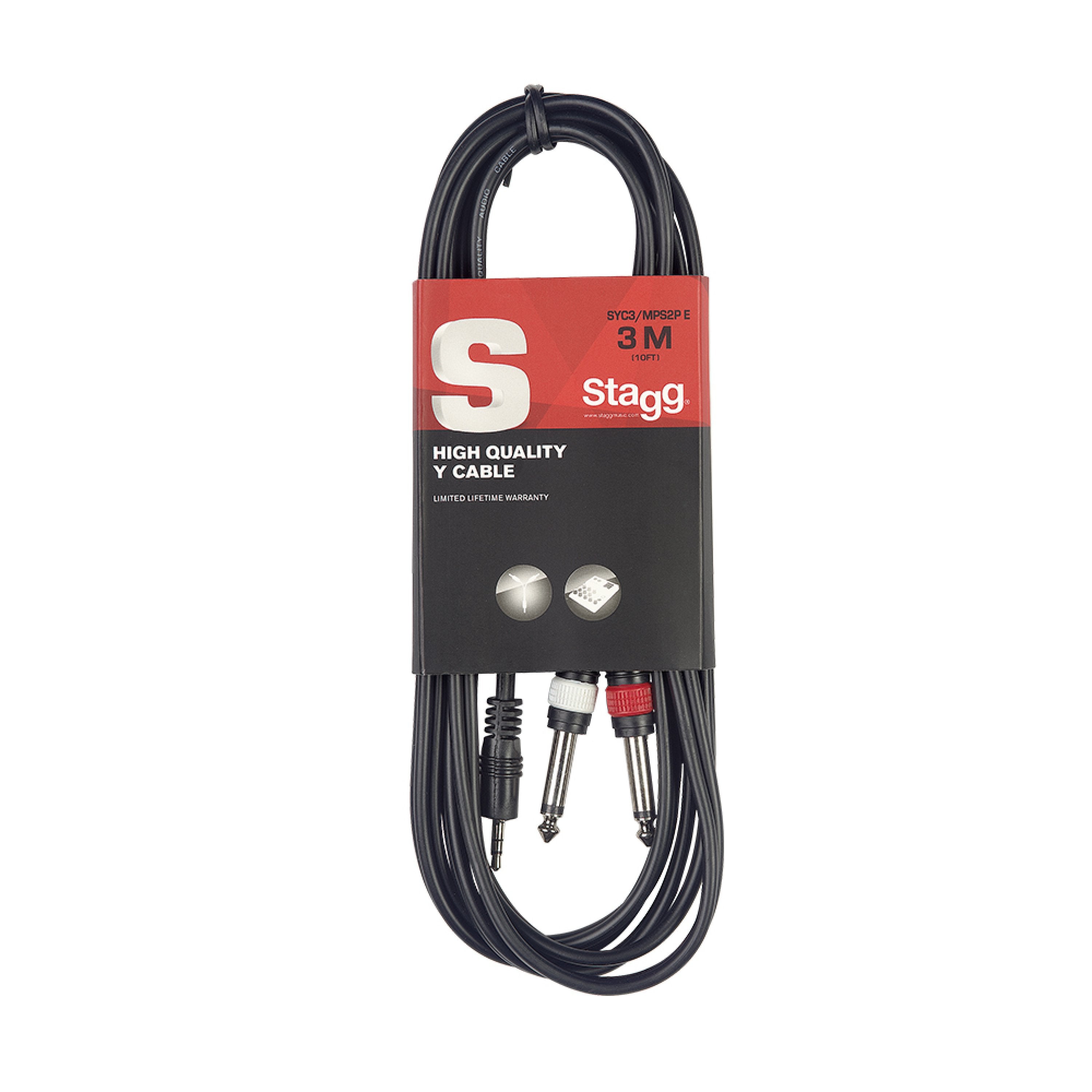SYC3/MPSB2PE - 3m Y-Cable - Mini stereo 3.5mm Jack -2 x Jack – The ...