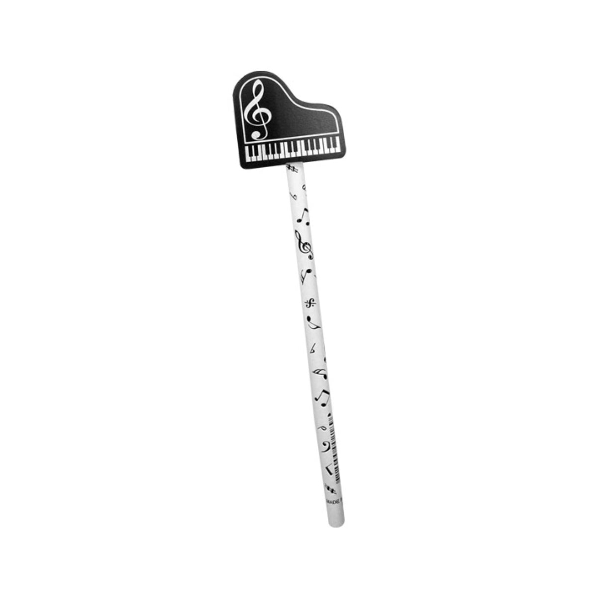 Pencil With Piano Eraser – The Sound Garden Music Shop