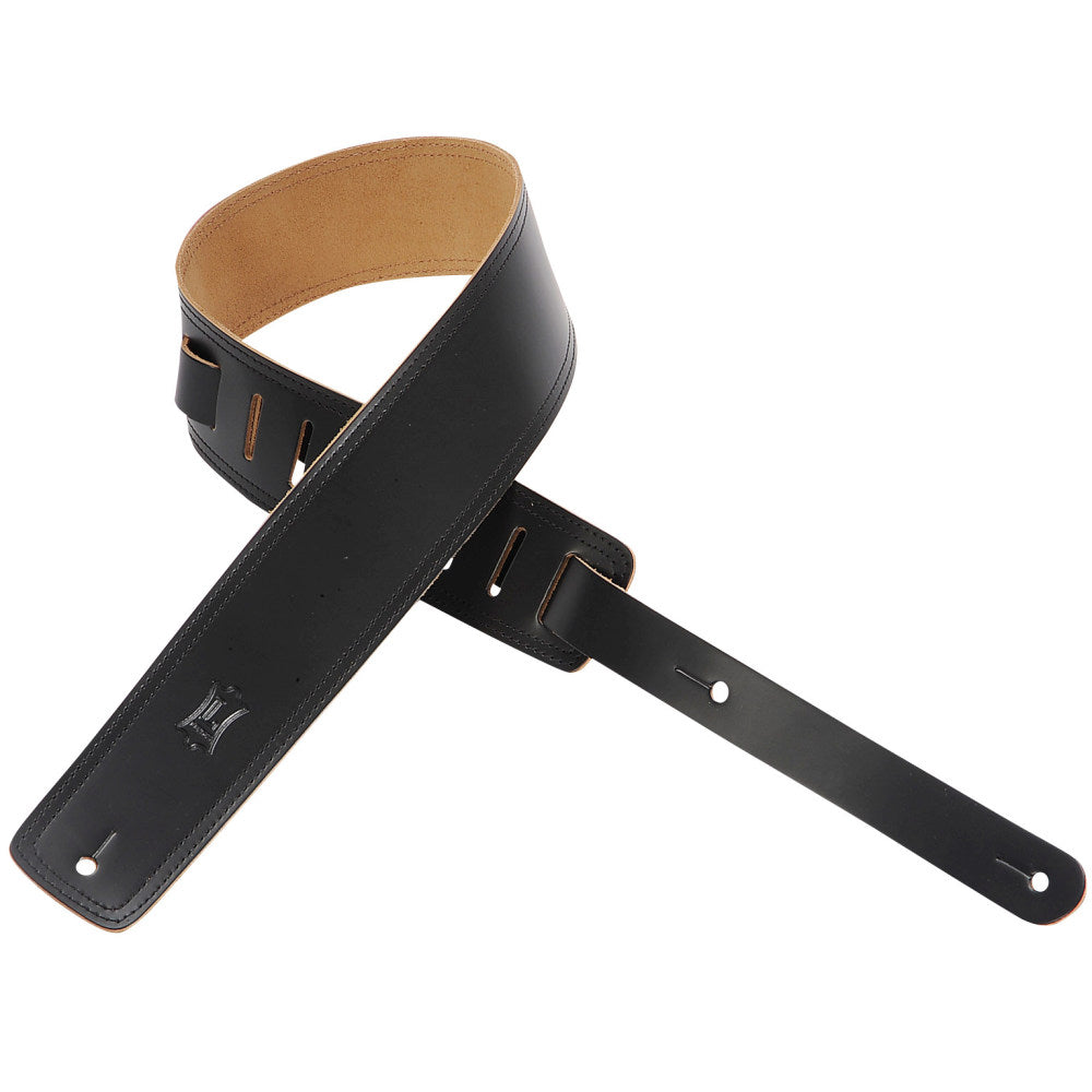 DM1 Black 2.5" Leather Guitar Strap – The Sound Garden Music Shop