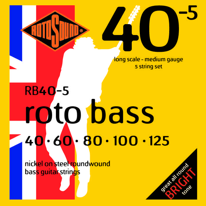 RB40.5 Nickel Hybrid 5 String Bass Set – The Sound Garden Music Shop