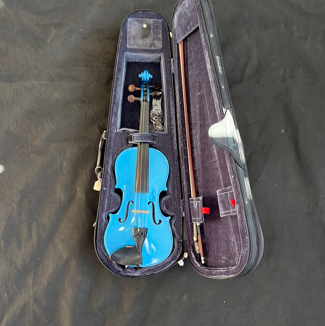 Rainbow 1/2 Violin Metallic Blue - Ex-Rental – The Sound Garden Music Shop