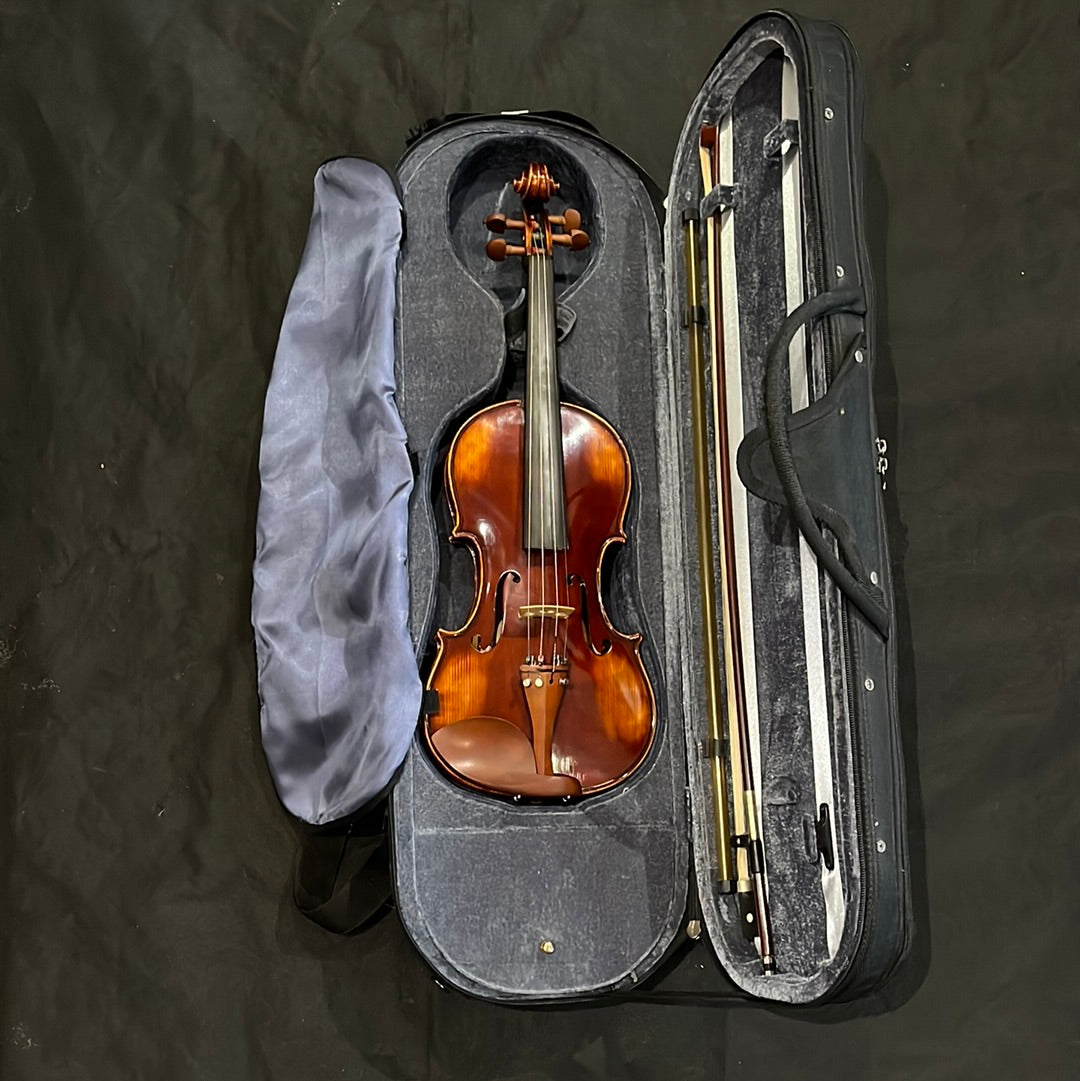 4/4 Size Handmade Violin outfit, used - CC86 – The Sound Garden Music Shop